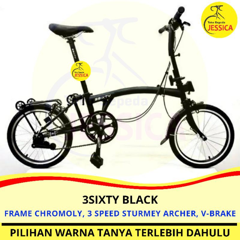 Jual Sepeda Lipat 3Sixty | Shopee Indonesia