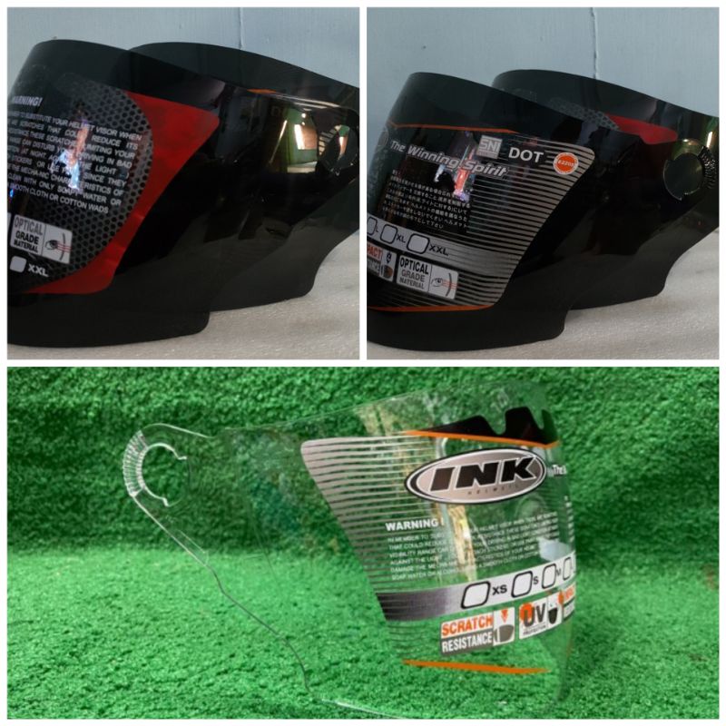 Jual visor ink topi/cx22 ORI/ cx25 kaca helm ink topi / kaca KYT ...