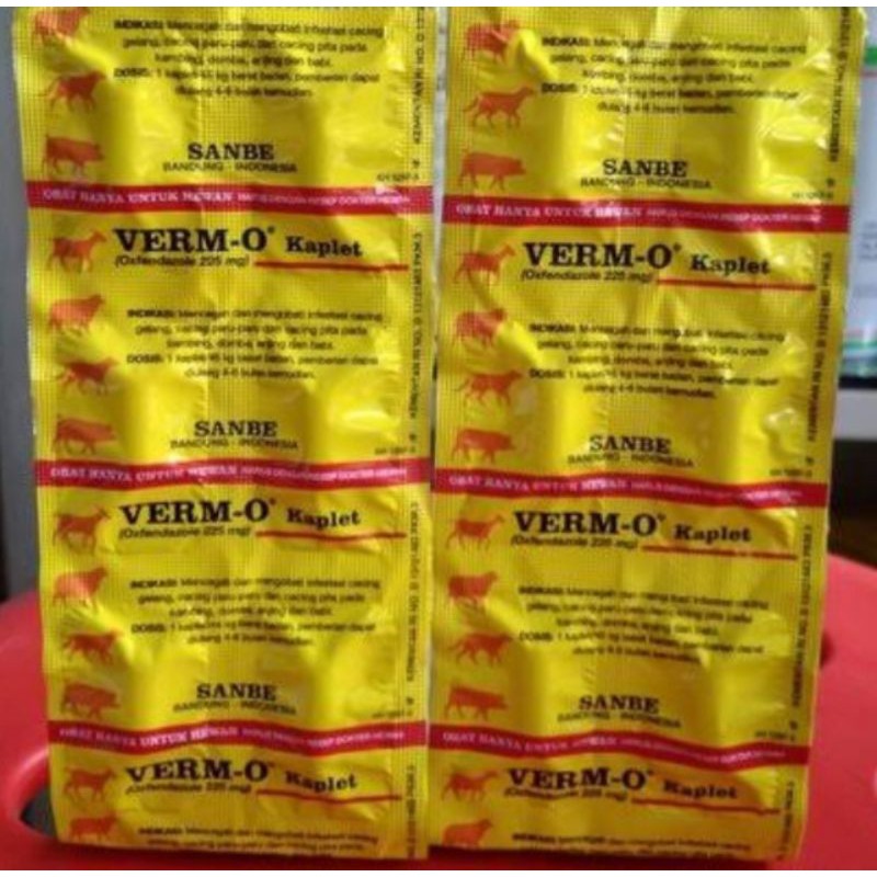 Jual Verm O kaplt (Harga per Strip /10 tablet ) | Shopee Indonesia