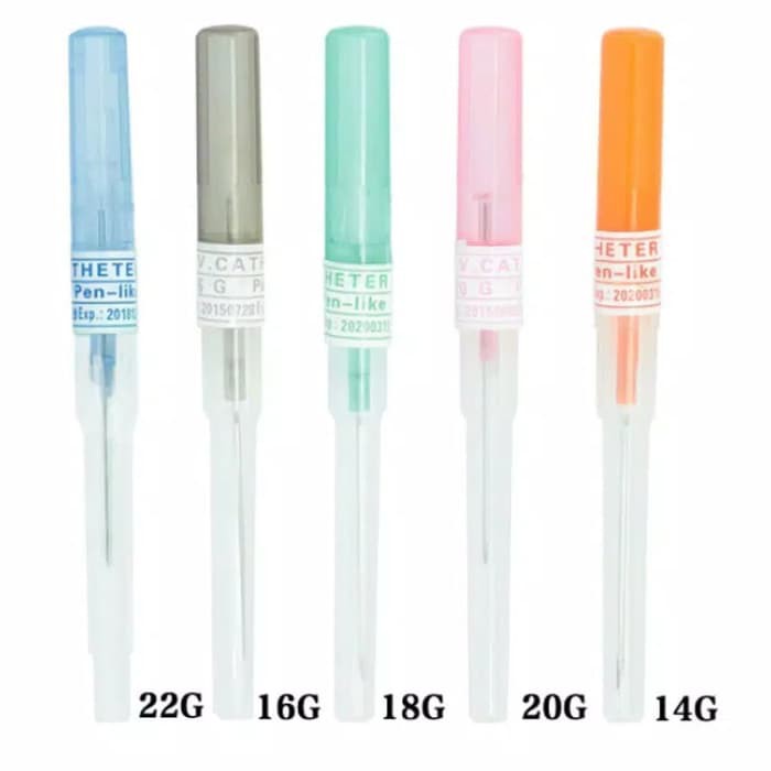 Jual NR Jarum Piercing Needle Catheter Steril Tindik Anting Perut ...