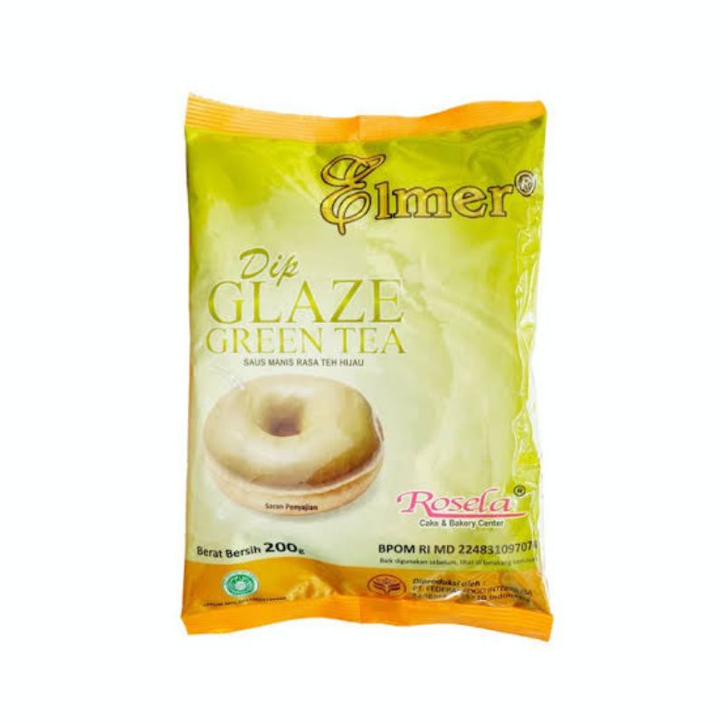Jual Elmer Dip Glaze Green Tea / Teh Hijau 200gr | Shopee Indonesia