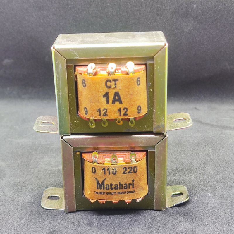 Jual TRAFO / TRAVO 1A CT 12V MERK MATAHARI | Shopee Indonesia