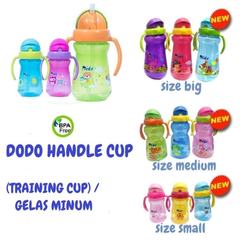 Jual Dodo Botol Minum Sedotan Sport Handle Cup | Shopee Indonesia