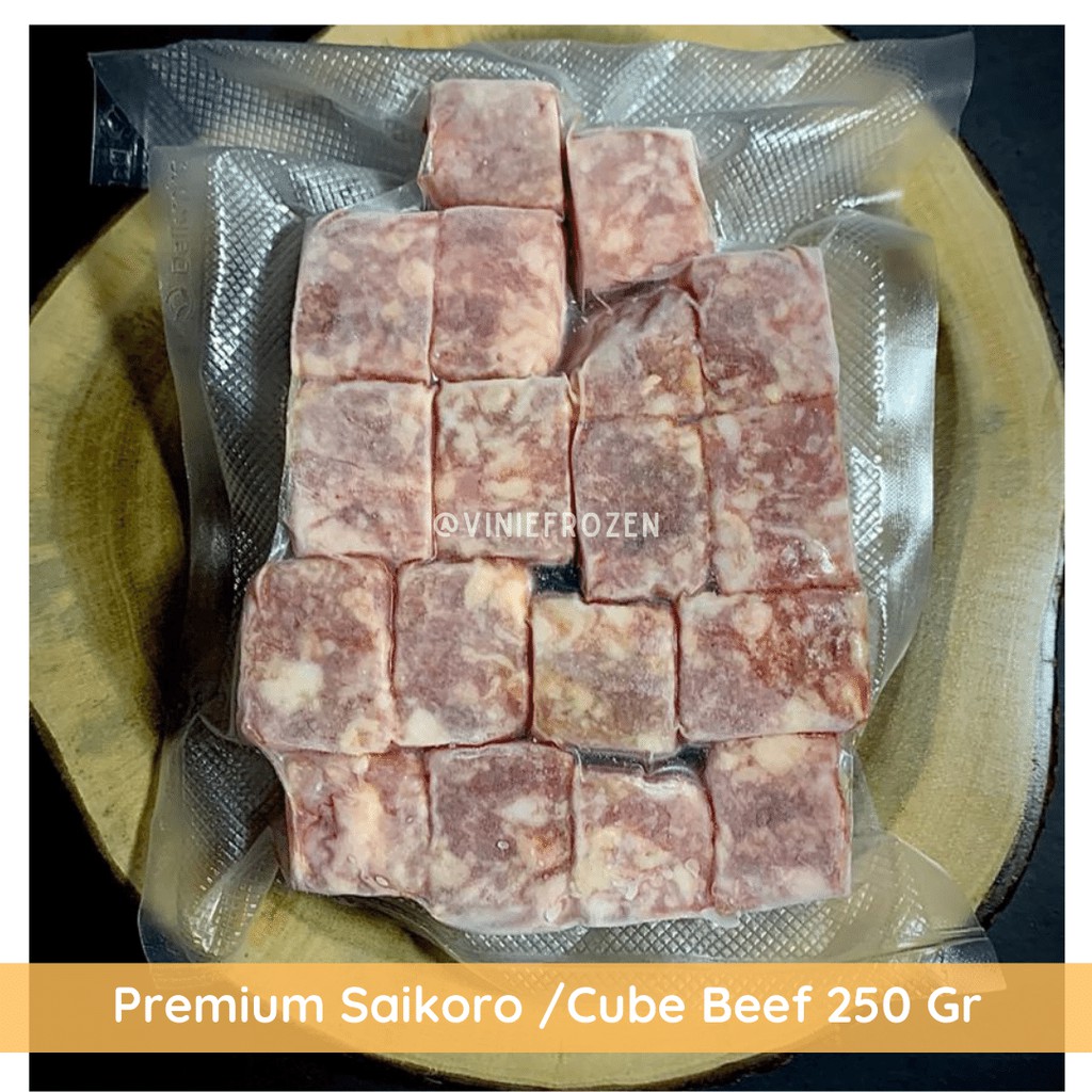 Jual PREMIUM Saikoro / Cube Beef Murah (250 Gr) | Shopee Indonesia