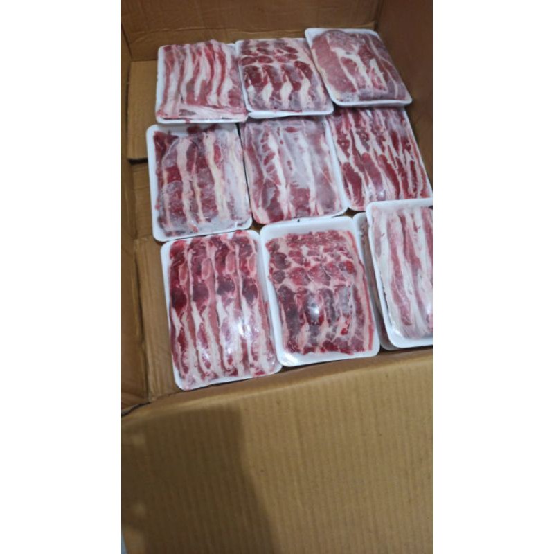Jual Shortplate Beef Slice Mix Fat 500gr | Shopee Indonesia