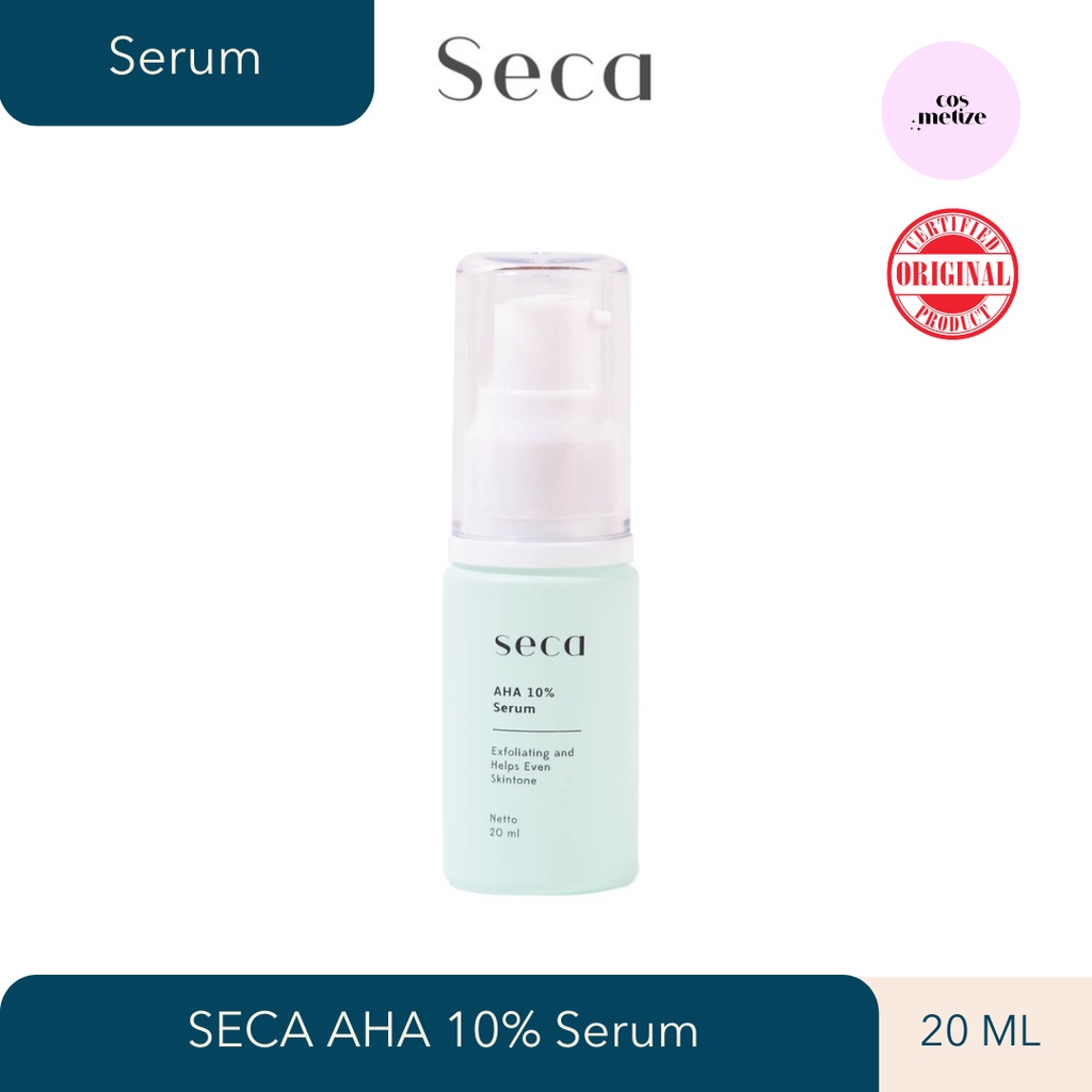 Jual [COSMETIZE] SECA AHA 10% Serum - Serum Eksfoliasi Jerawat | Shopee ...