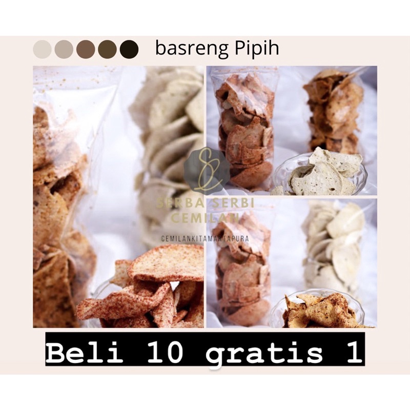 Jual Basreng pipih | pedas | cikruh | original | cemilan Kita | keripik ...