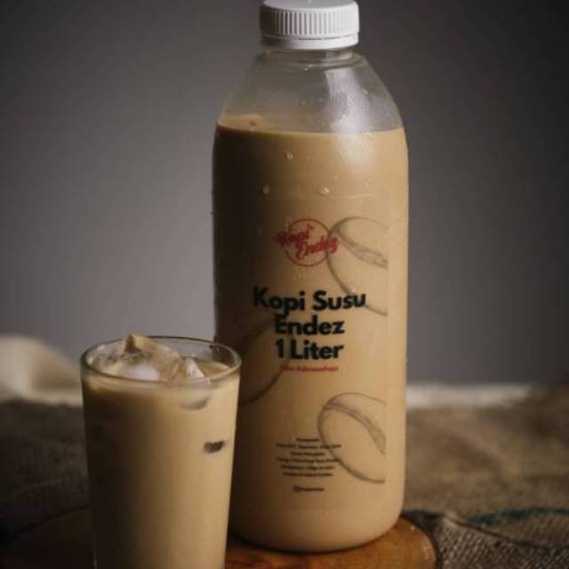 Jual Kopi Susu Gula Aren Kekinian 1 Liter Literan Botol Botolan Kopi ...