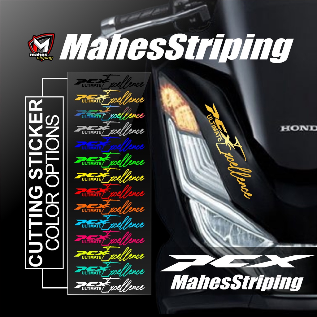 Jual Mahes Striping - Cutting Sticker Honda PCX Ultimate Excellent ...