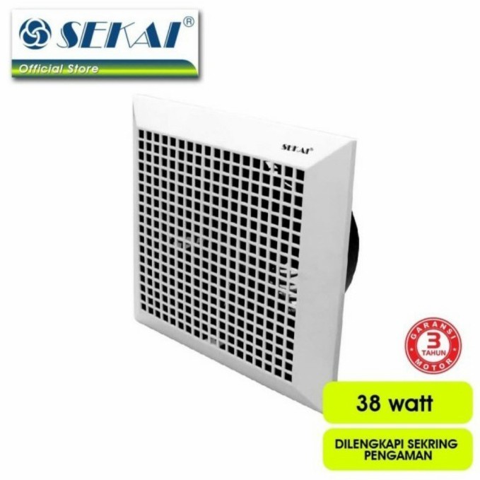 Jual Exhaust Fan Ceiling Sekai Plafon CEF 1295 / 1095 / 895 - CEF1295 ...