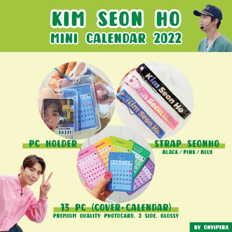 Jual Kim Seon Ho Mini Calendar 2022 // Photocard Kim Seonho // Kalender ...