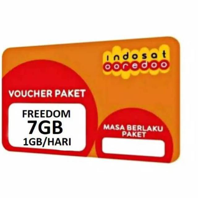 Jual BARU !! Kartu Voucher Indosat IM3 internet 7gb , 3G / 4G LTE 24 ...