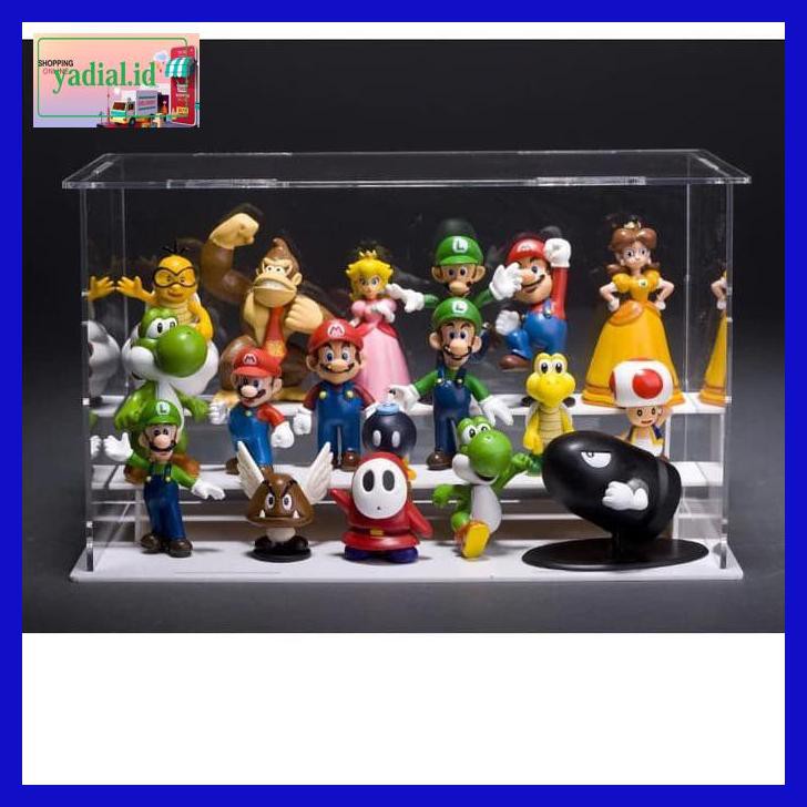 Jual T6R67R7- Figure Mario Bros Set Isi 18 Pcs / Mainan Anak Mario Bros ...