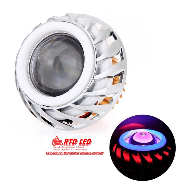 Jual Lampu Led Projie Ulir 3 Mode AE DE V05 Ulir Warna RBR BRB | Shopee ...