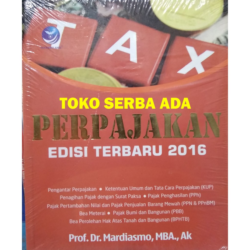 Jual PERPAJAKAN Edisi Terbaru 2016 Mardiasmo ANDI OFFSET Buku Original ...