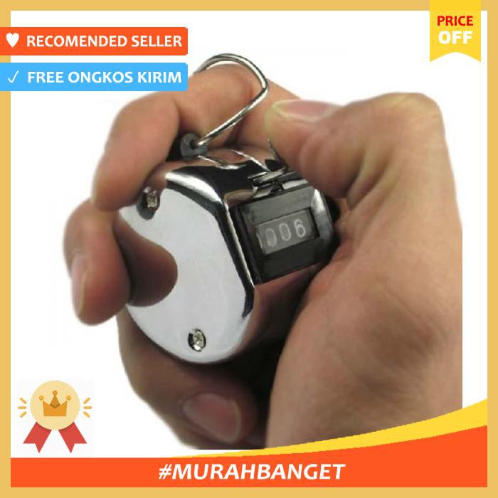 Jual Mechanical Manual Round Hand Counter Human Traffic / Alat ...