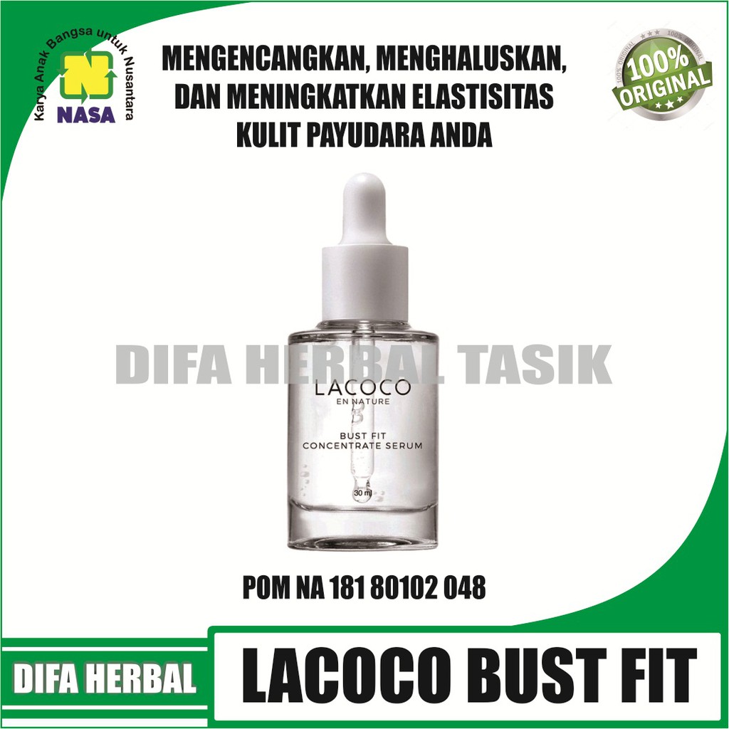 Jual Lacoco Bust Fit Consentrate Serum Original Perawatan Keindahan Payudara dan Bokong Wanita ...
