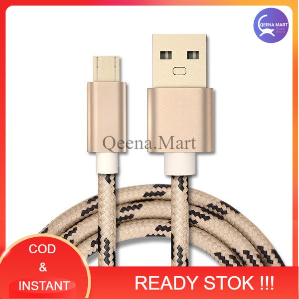 Jual Kabel Charger Micro USB 1 Meter | Shopee Indonesia