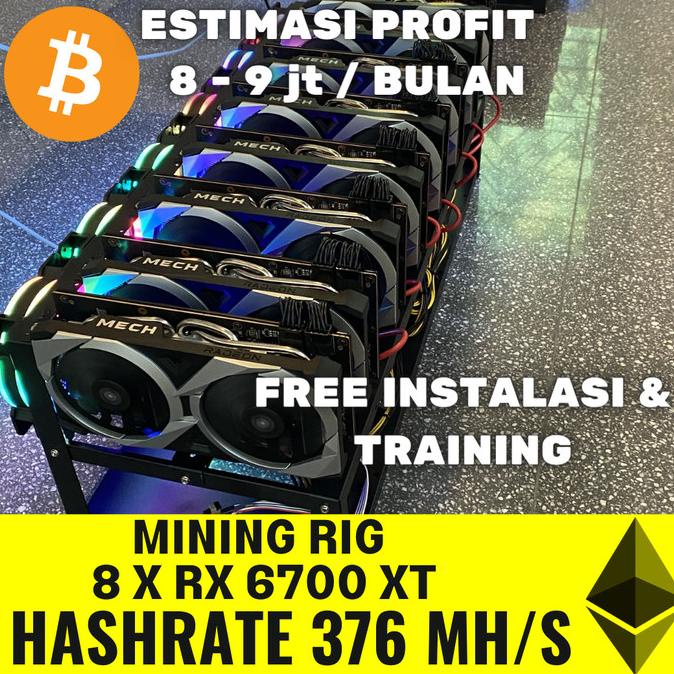Jual Mining Rig 8X Rx 6700 Xt 12Gb Mesin Penambang Crypto | Shopee ...
