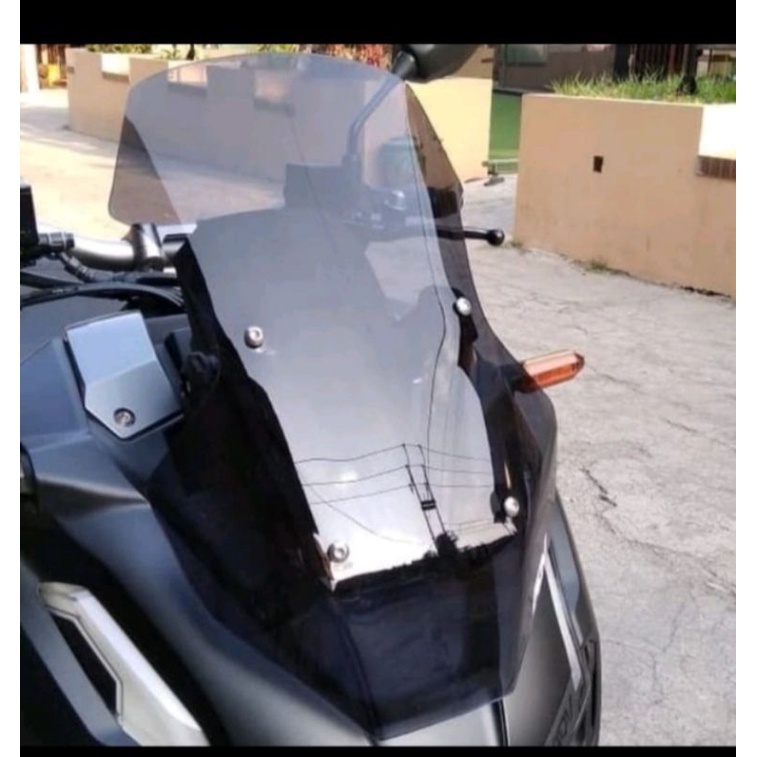 Jual VISOR WINDSHIELD HONDA ADV 160 ADV 150 MODEL ORIGINAL WARNA HITAM ...