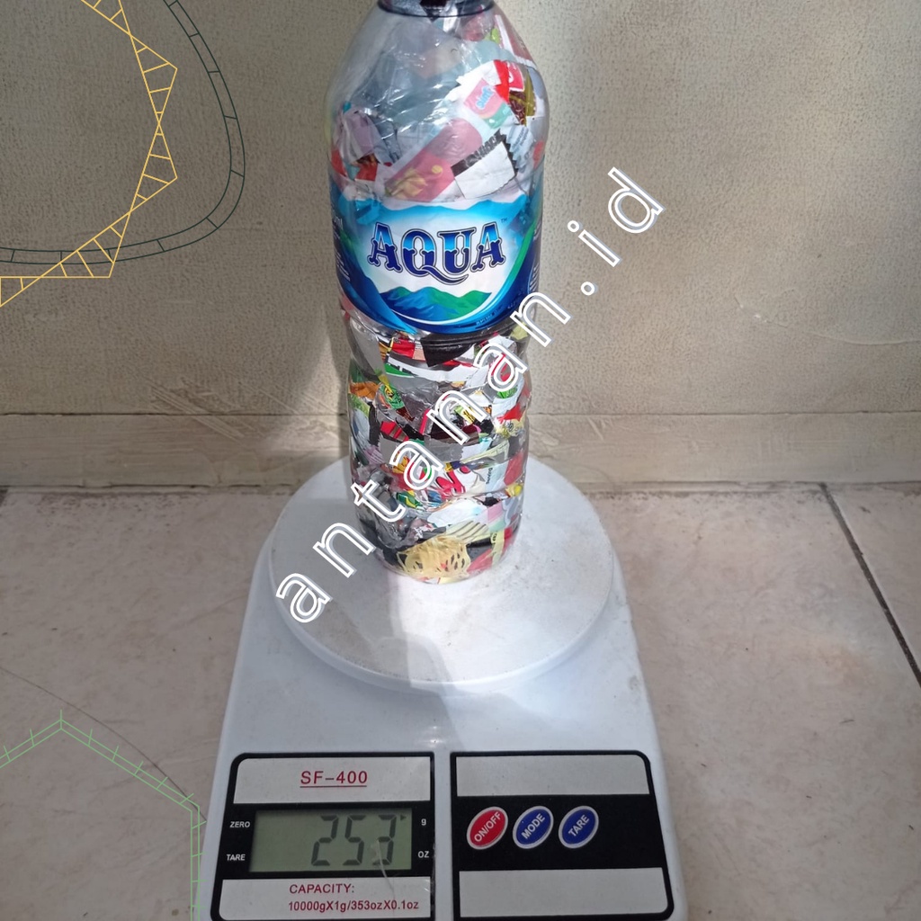 Jual EKOBRIK ECOBRICK BOTOL AQUA 600ml RAMAH LINGKUNGAN 600ml | Shopee ...