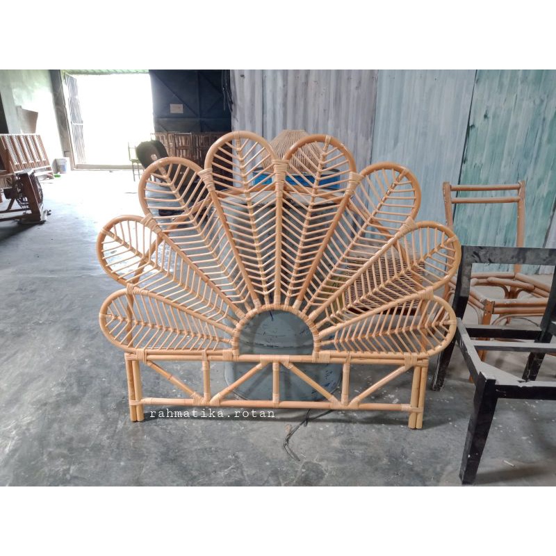 Jual headbed rotan/headboard rattan size single bed dipan 120x200 ...