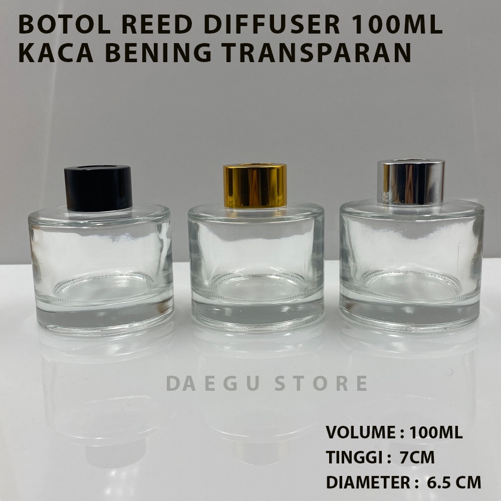 Jual Botol Reed Diffuser 100ml Bening / Transparan Kaca Tebal ...