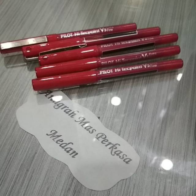 Jual Pulpen Merah Merk Pilot Hi-Tecpoint V5 | Shopee Indonesia