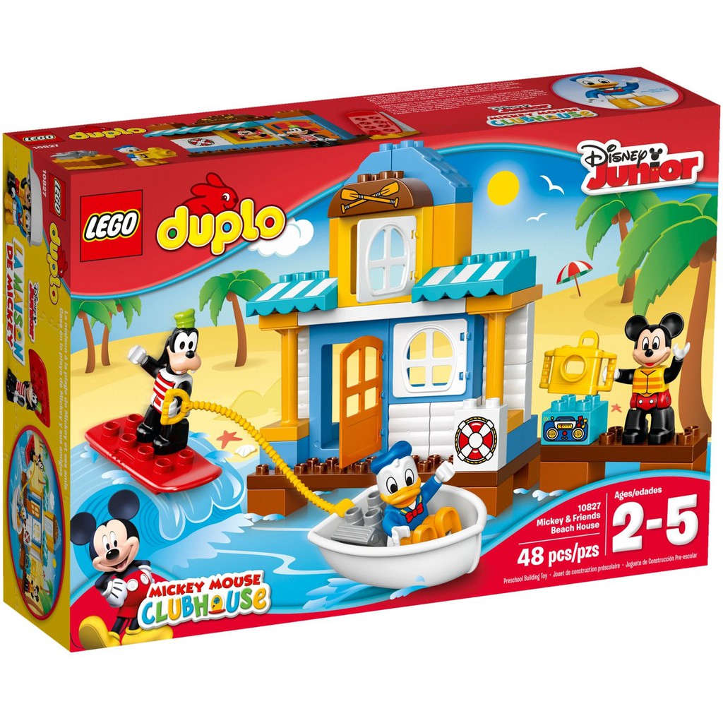 Jual LEGO Duplo Mickey and Friends Beach House 1827 KEKINIAN | Shopee ...