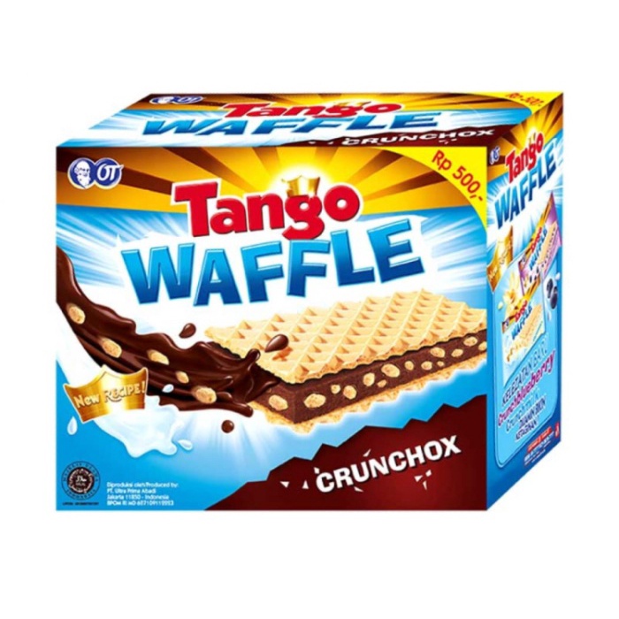 Jual Tango Waffle Wafer Coklat Wafer Susu Crunchox crunchmilk isi 20pcs ...