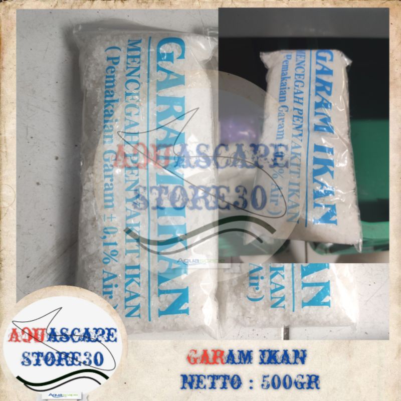 Jual garam ikan premium 500gr / garam ikan / garam ikan kualitas ...