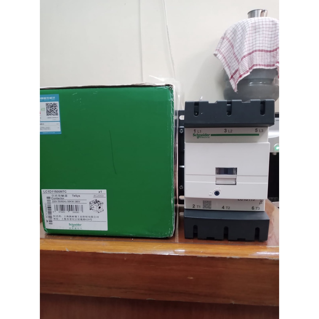 Jual Kontaktor / Contactor schneider LC1D115M7 / LC1D115 220VAC ...