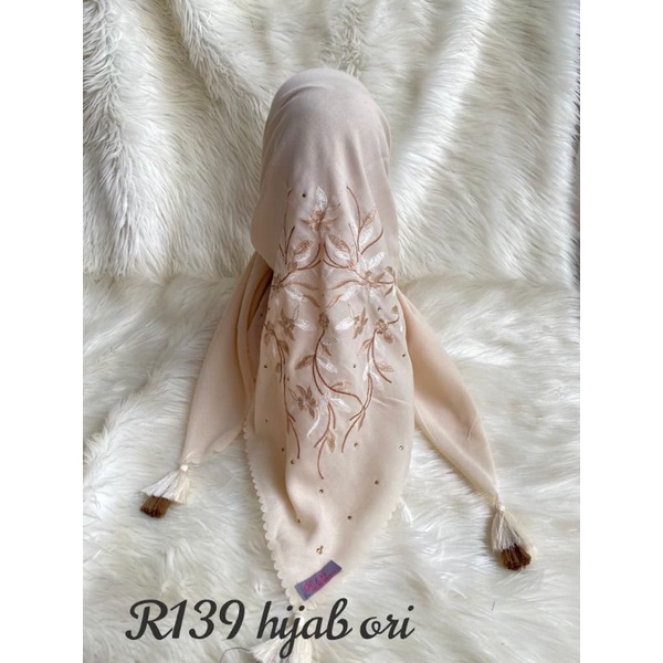 Jual JILBAB VOAL BORDIR MOTIF BUNGA +TASEl+SWARIVSKI JILBAB MURAH ...