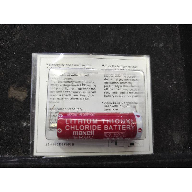 Jual Baterai Lithium PLC Maxell ER6C F2-40BL 3.6V Pin | Shopee Indonesia