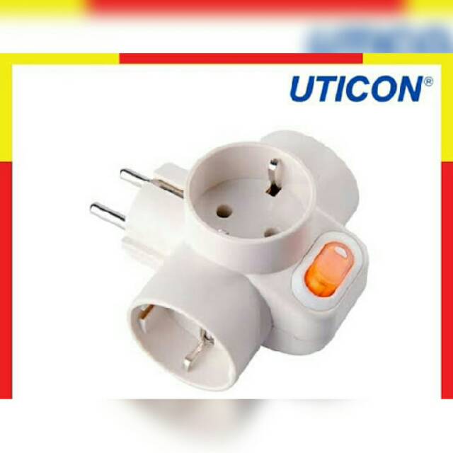 Jual STEKER SAKLAR TEE ARDE UTICON SAMBUNGAN CABANG 3 ON OF COLOKAN ...