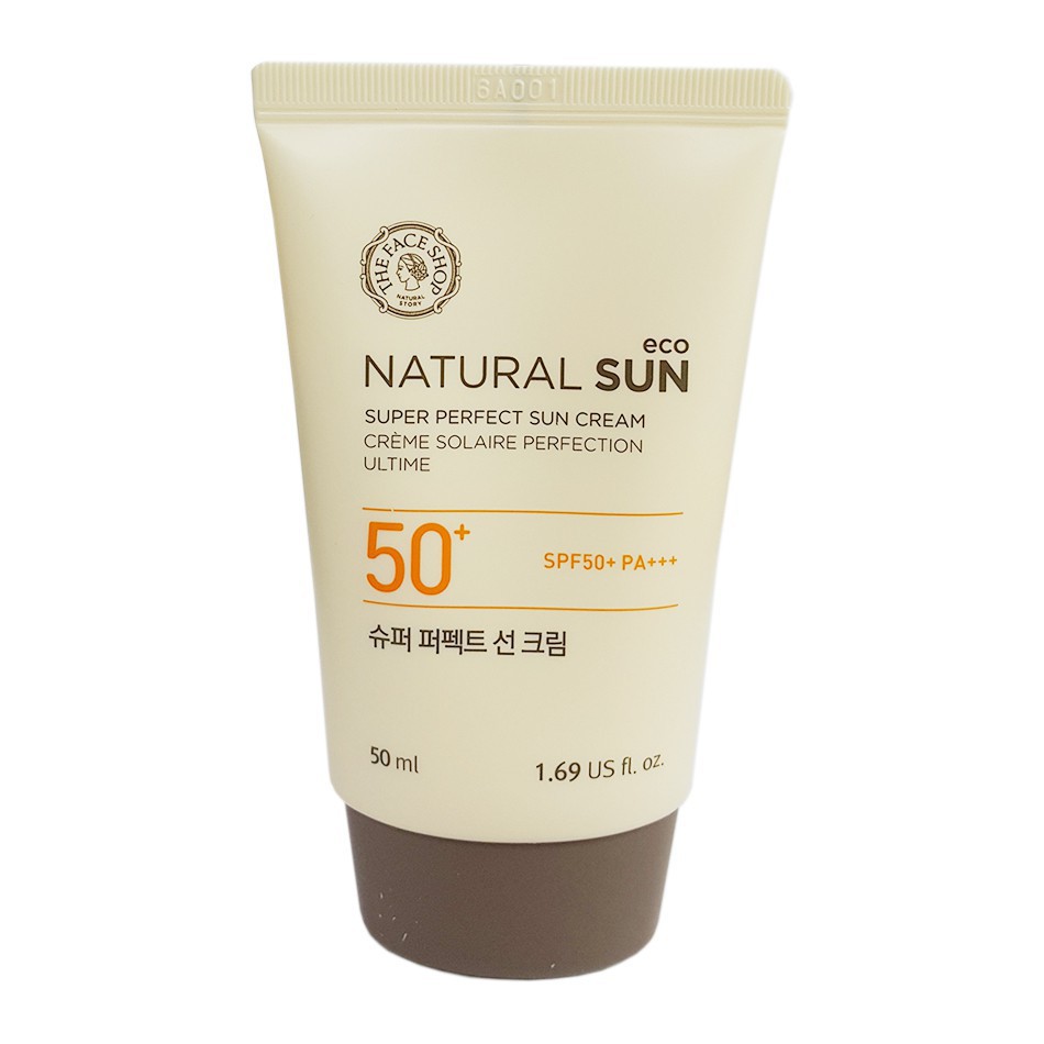 Jual The Face Shop - Natural Sun Eco Super Perfect Sun Cream SPF50+/PA ...