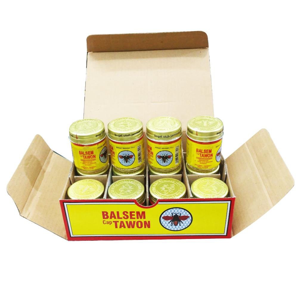 Jual Cap Tawon Balsem 18 g x 12pcs Oleh Oleh Khas Makassar WJM | Shopee ...