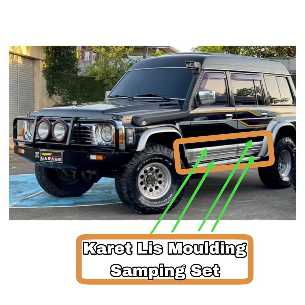 Jual Lis Moulding Samping Kiri Kanan Mobil Nissan Patrol | Shopee Indonesia