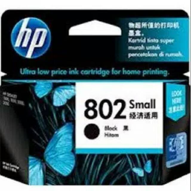 Jual cartridge hp 802 black | Shopee Indonesia