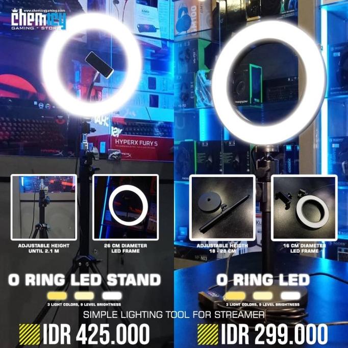 Jual O RING LED LIGHTING FOR STREAMER / YOUTUBER | Shopee Indonesia