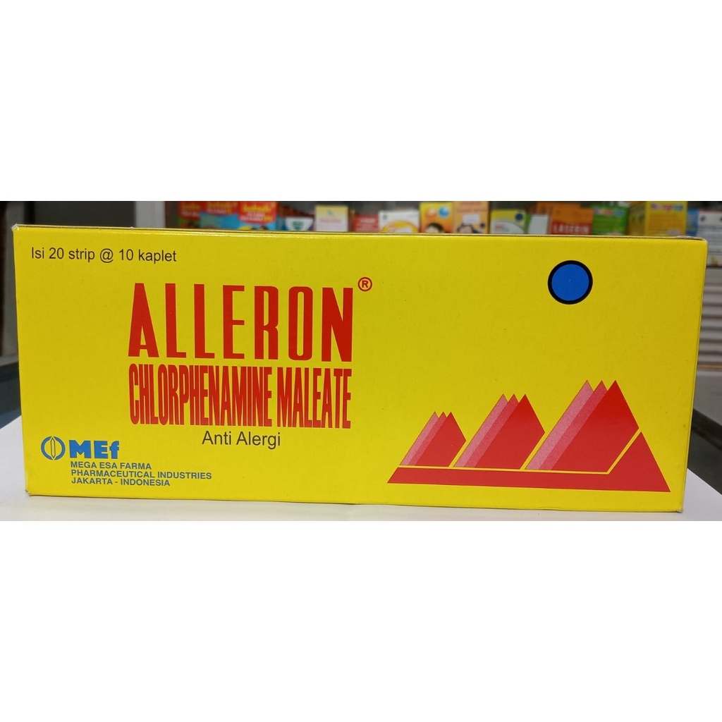 Jual Alleron Chlorphenamine Maleate Anti Alergi | Shopee Indonesia