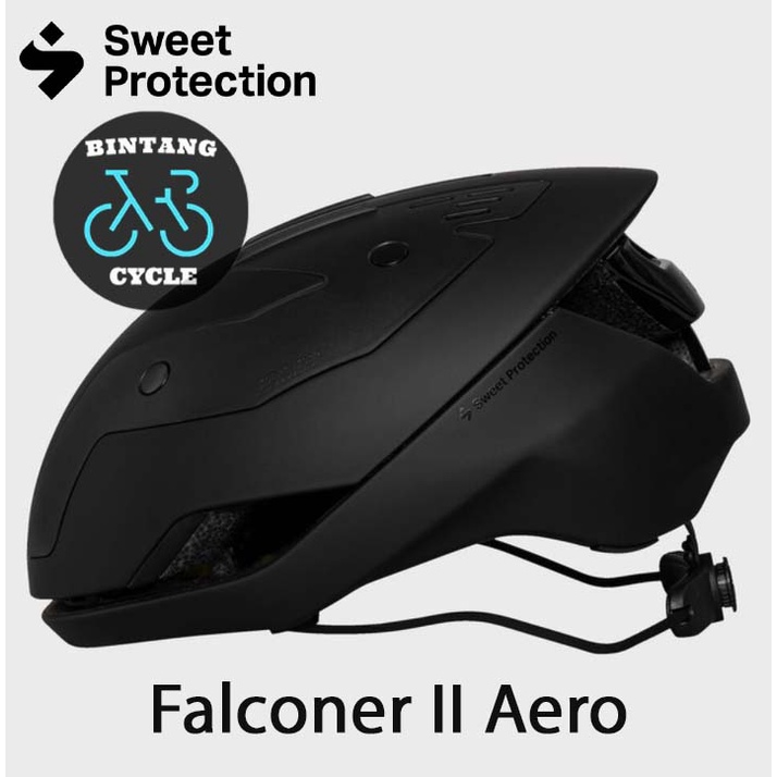 Jual Sweet Protection Falconer II Aero Helmet All Black - Helm Sepeda ...