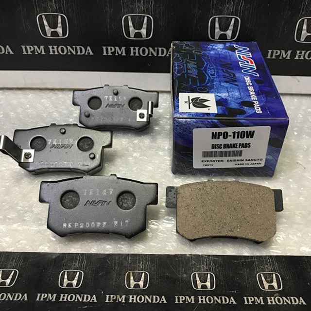 Jual NP0 110 Nissin Brake Pad Kampas Rem Belakang Honda Accord Maestro Cielo S84 S86 VTI VTIL ...