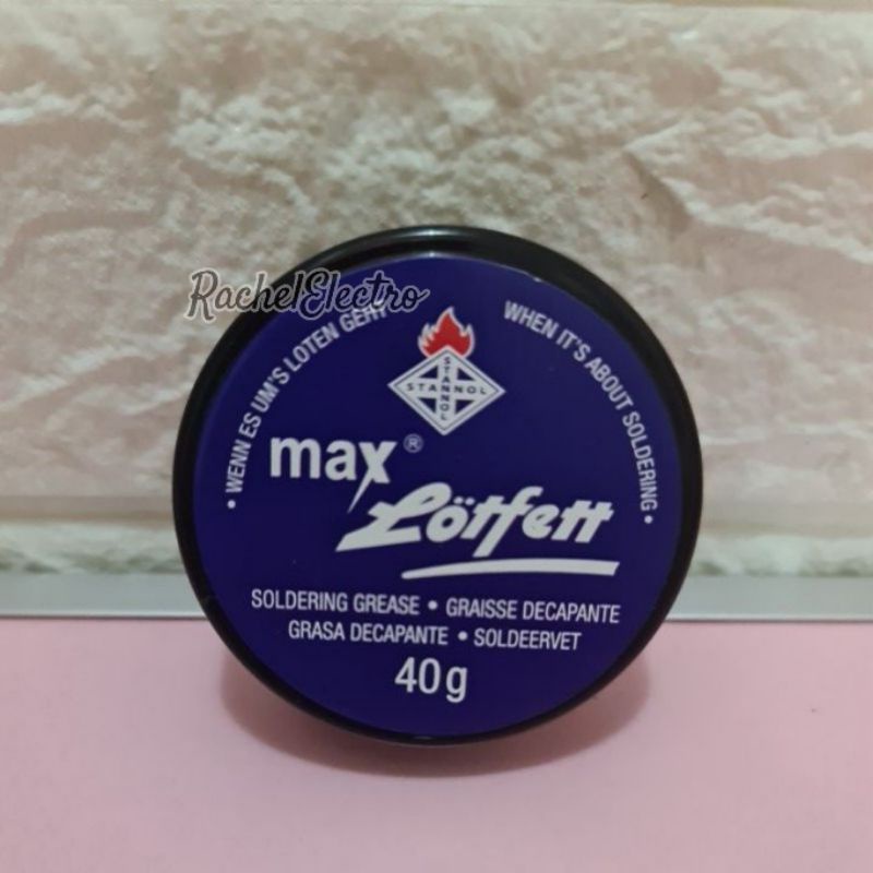 Jual Pasta Solder MAX Pasta Solder 40g Lotfett 40Gram Pasta Soder MAX ...