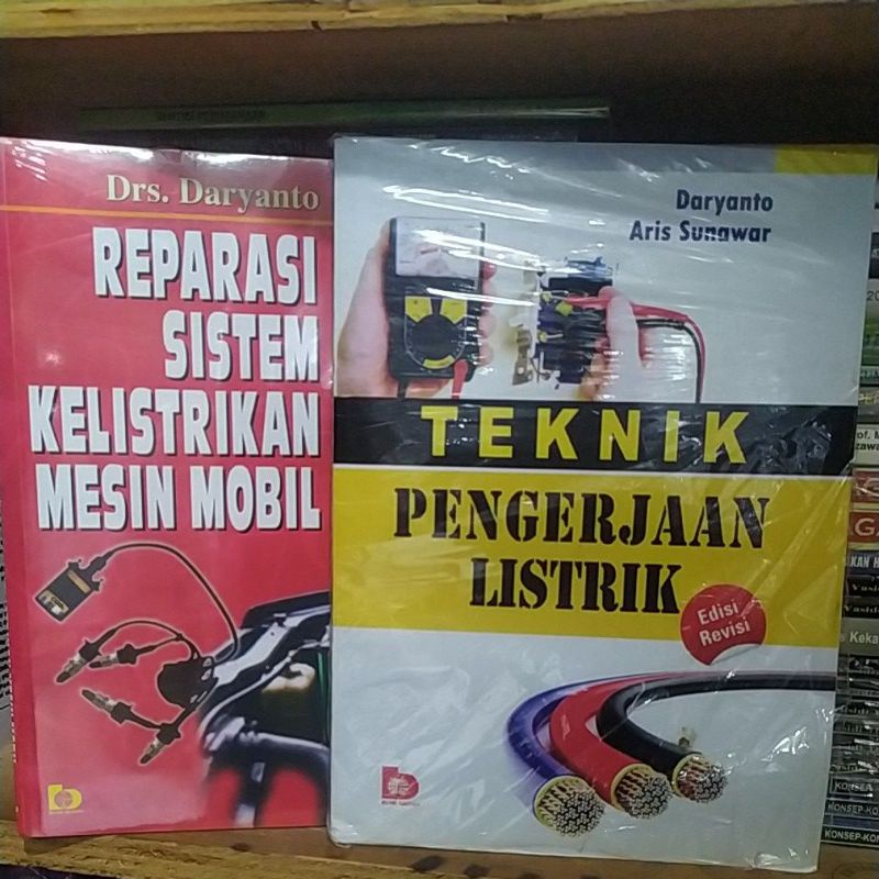 Jual PAKET BUKU TEKNIK PENGERJAAN LISTRIK REPARASI SISTEM KELISTRIKAN ...