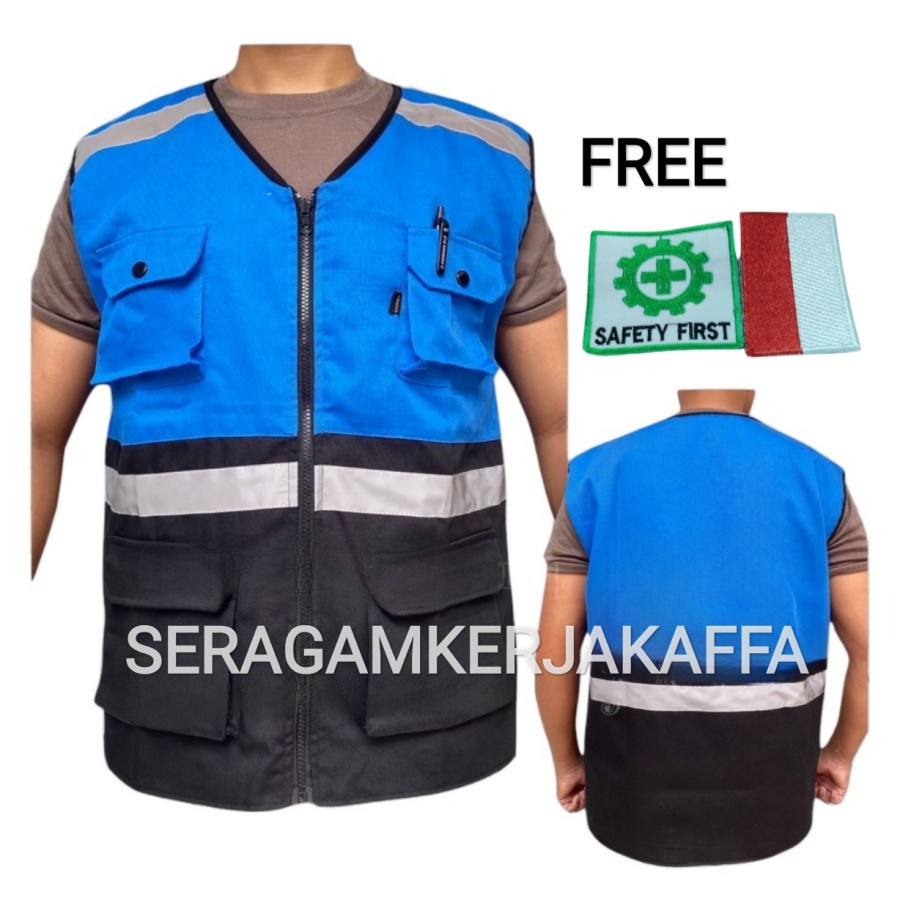 Jual Wearpack Rompi Kombinasi Premium katelpak Proyek lapangan Rompi ...