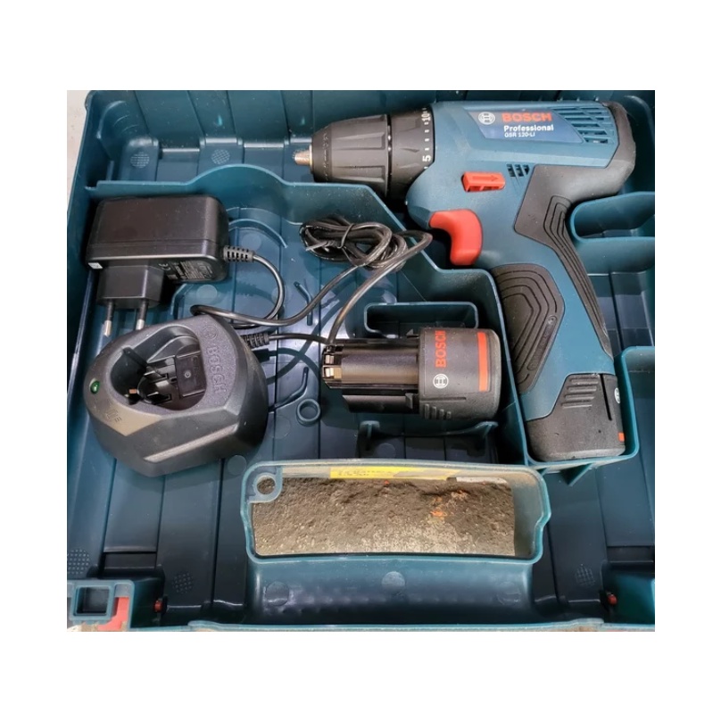 Jual Bosch GSR 120 GSR120 Li Mesin Bor 2 Baterai Cordless Drill 10 mm ...