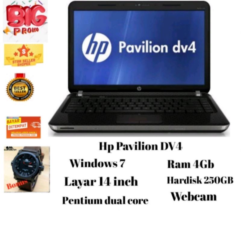 Jual LAPTOP HP RAM 4/ 500GB CORE I3 WINDOWS 10 LAYAR 14 IN SECOND ...
