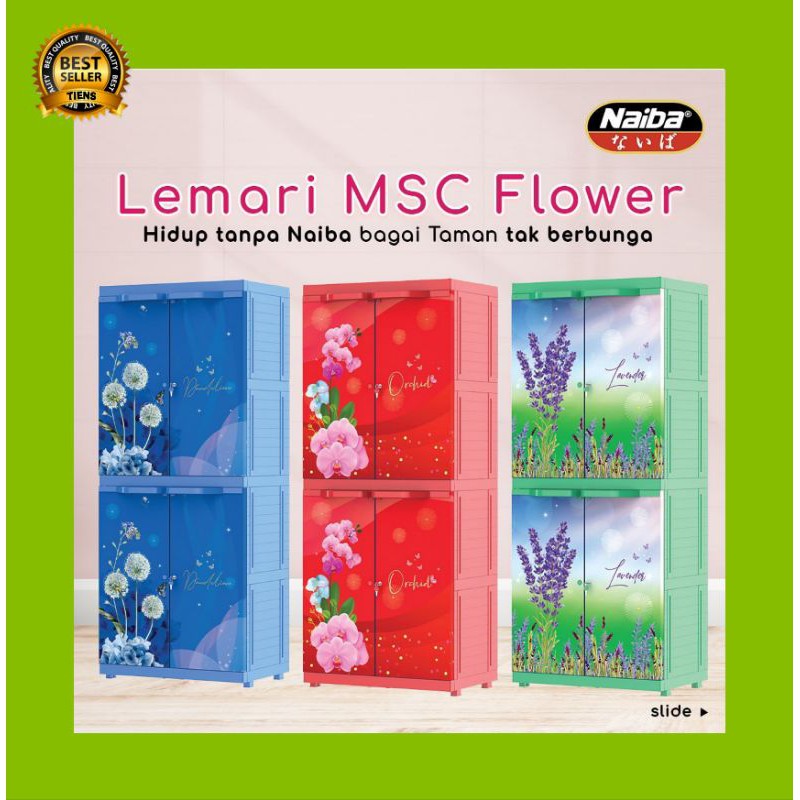 Jual lemari palstik 4 susun motip bunga | Shopee Indonesia
