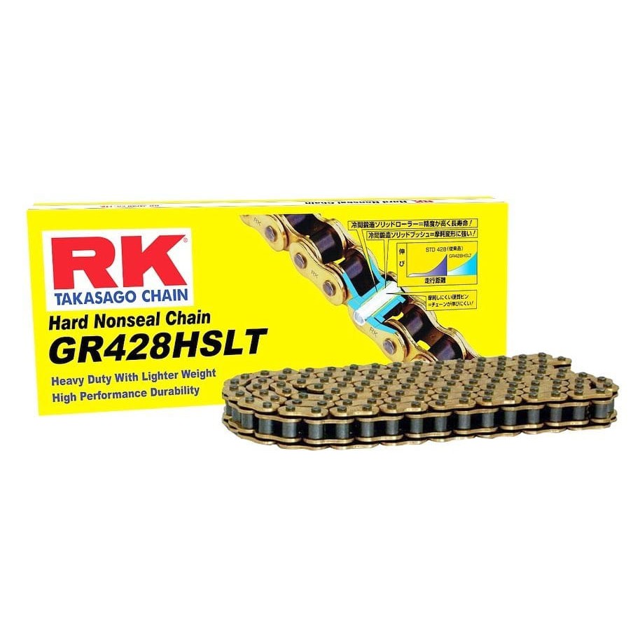 Jual RANTAI RK TAKASAGO CHAIN 428 HSLT 120l/130L/140L GOLD | Shopee ...